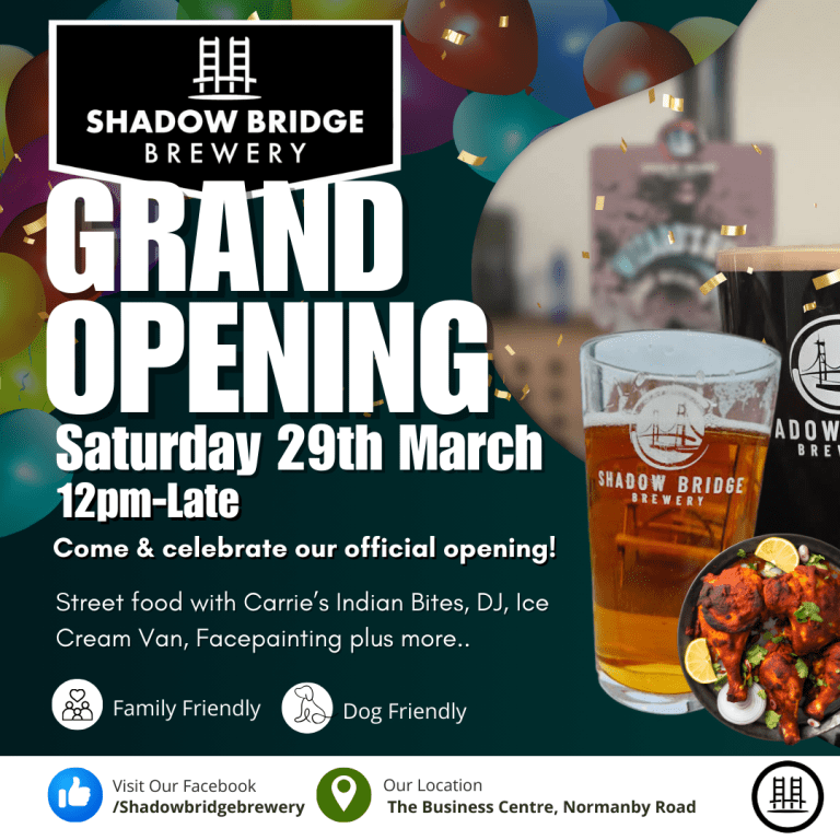Shadow Bridge Brewery Grand Opening – Scunthorpe Nights