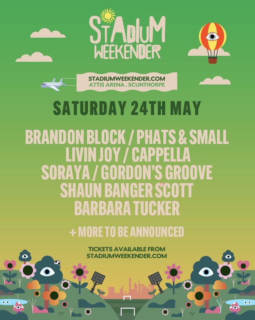 Stadium Weekender Line Up – Scunthorpe Nights