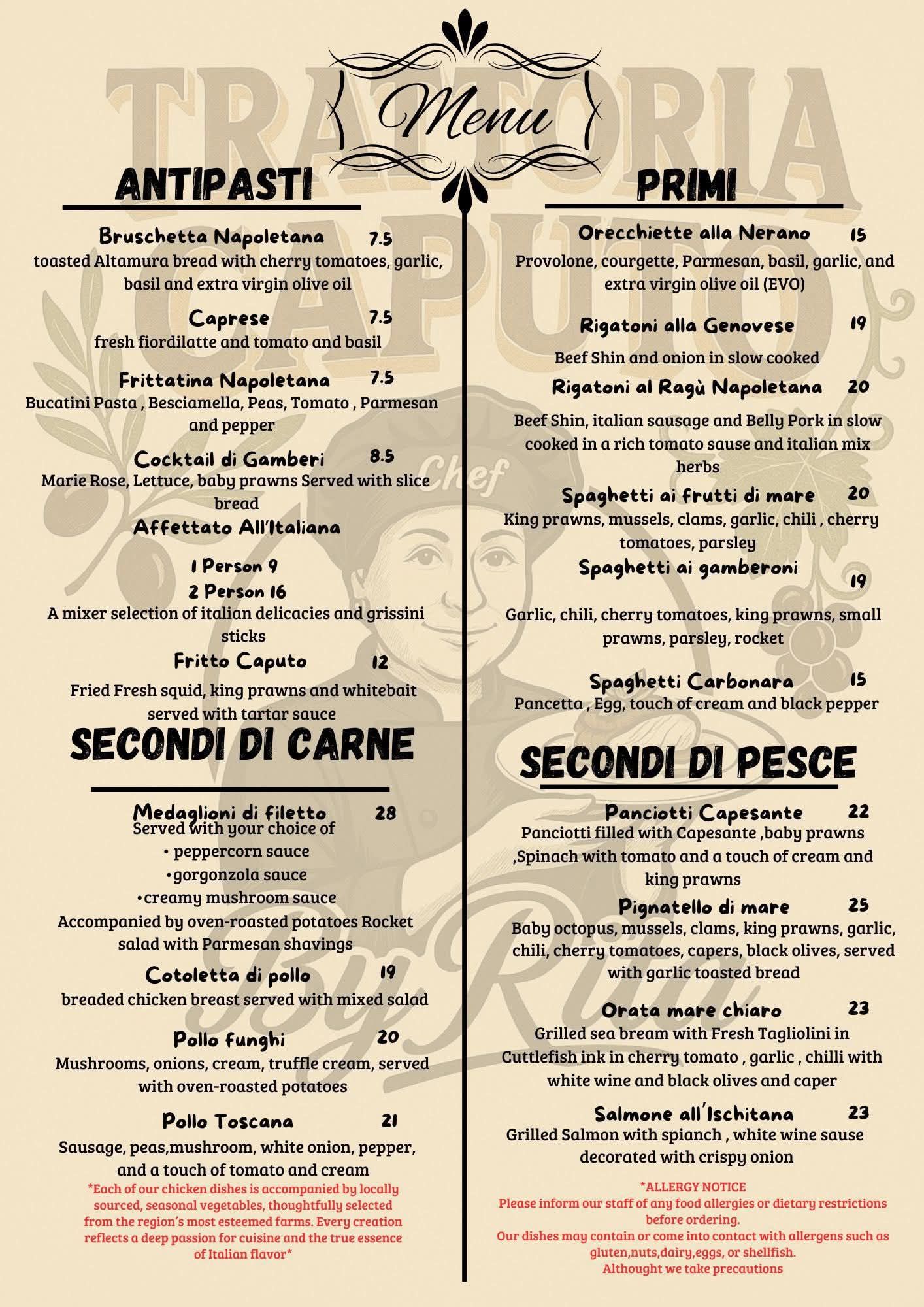 Food Review // Neapolitan Cuisine at Trattoria Caputo in Scunthorpe ...