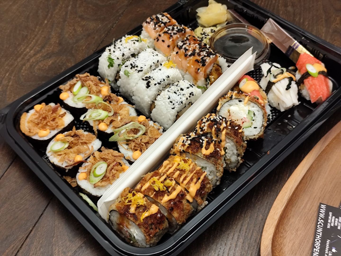 Food Review // Custom Sushi platters by Nel – Scunthorpe Nights